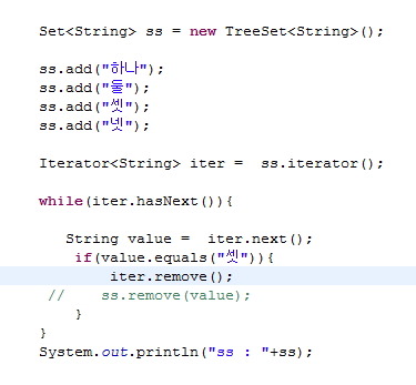 ConcurrentModificationException (clone메소드를 이용해서 해결) : 네이버 블로그